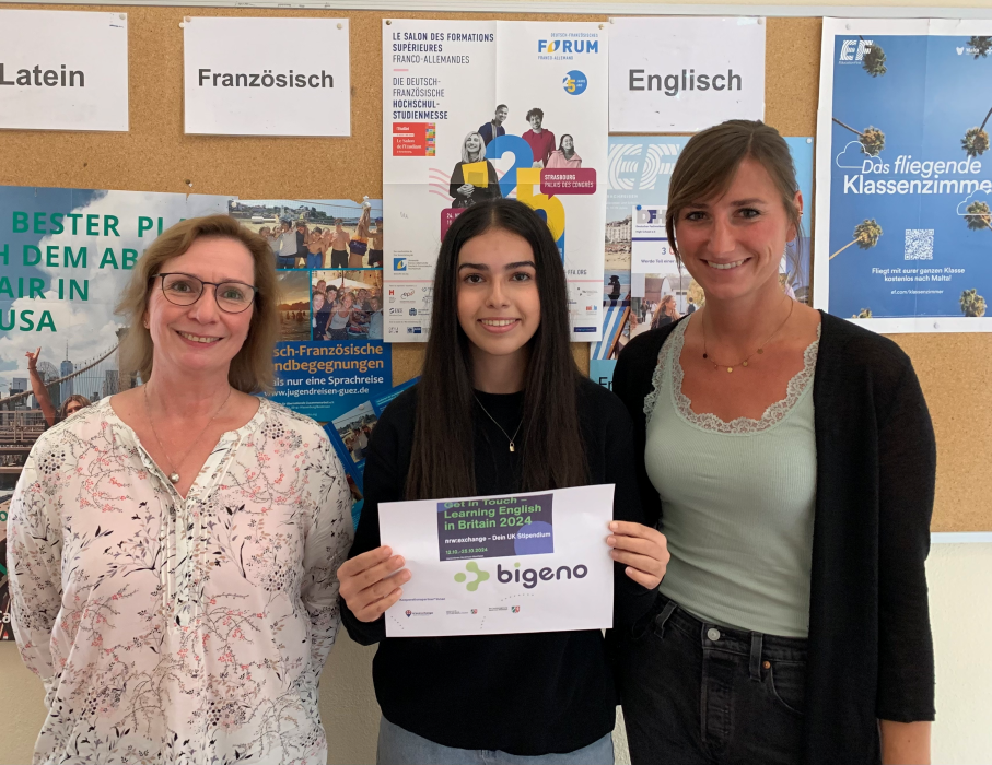 Lina (9a) gewinnt Stipendium für zwei Wochen in England Zurück zur ...
